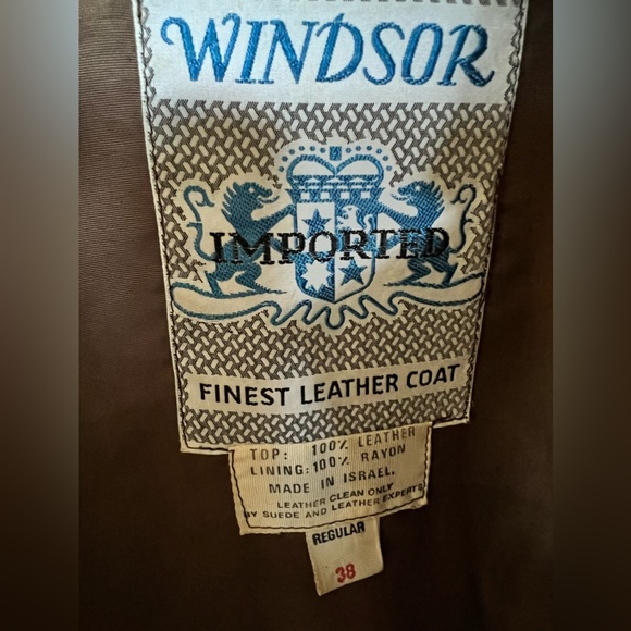Windsor | Jackets & Coats | Windsor Vintage Leather Jacket | Poshmark